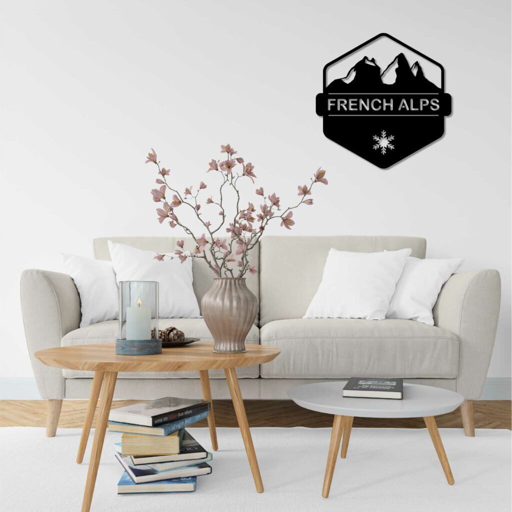 Tableau French Alps s | Décoration murale | Sapin Noir